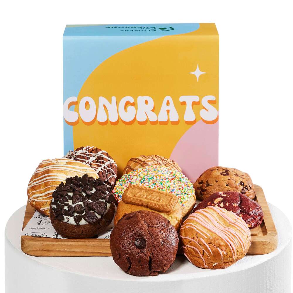 Congrats 10 Piece Cookie Box